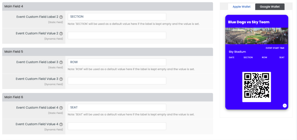 Creating a Pass Template for an Event Ticket - Wallet That